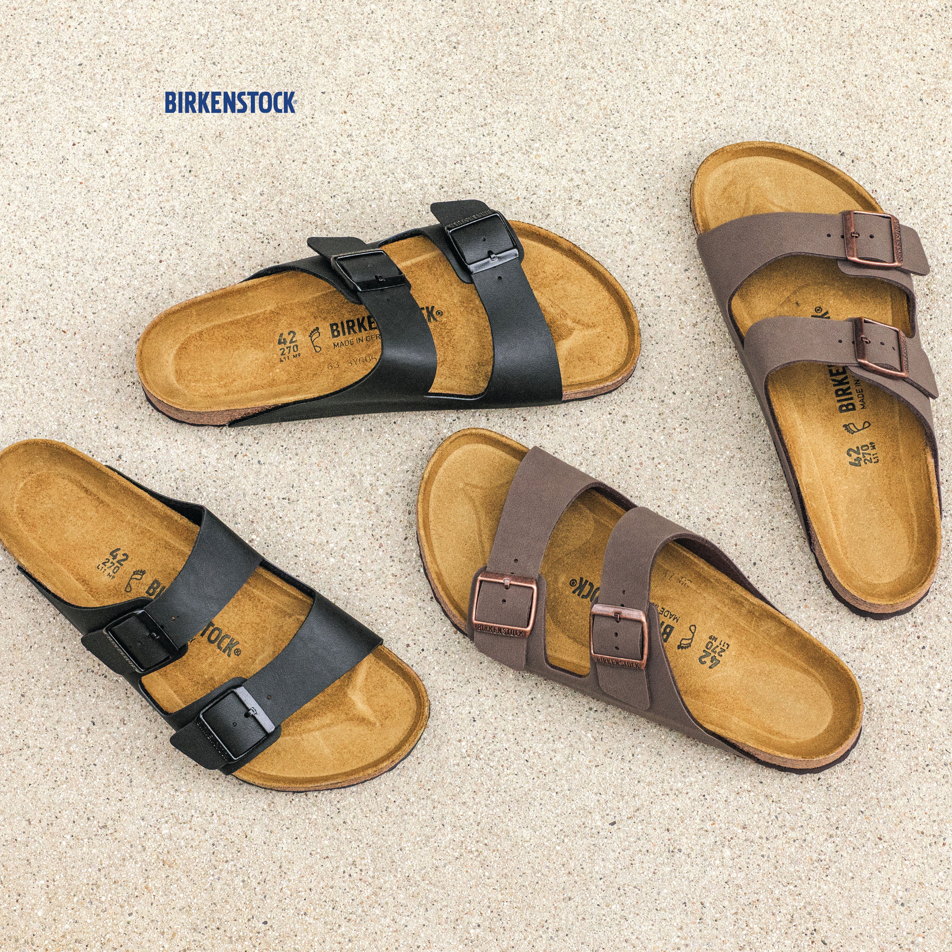 Birkenstock - Arizona - Narrow - Smooth Leather – Grundy's Shoes
